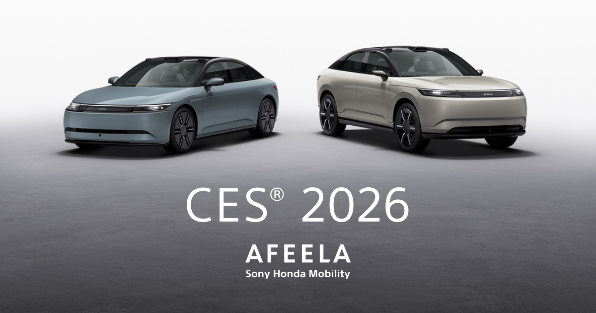 News - 2026年01月06日 「CES® 2026」で「AFEELA Prototype 2026」を世界初公開 | AFEELA